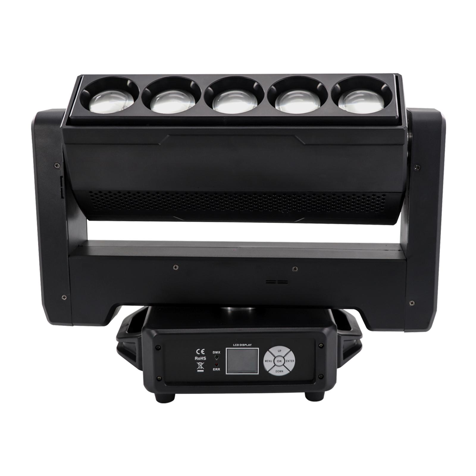 5X60w RGBW 4in1 Zoom LED Wash Moving Head Light with pixel control
