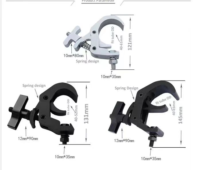200KG Aluminum Truss Clamps Sstage Light Heavy Duty Hanging Hook ...