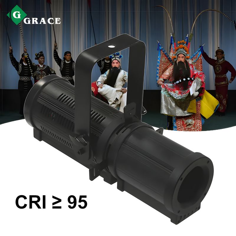 mini leko 60w rgbw 4in1 ellipsoidal led profile light mini zoom 25 -50 ...