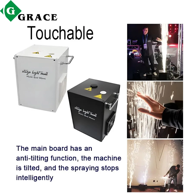 2PCs 650W cold sparklers machine with 5bags indoor or outdoor sparkular ...