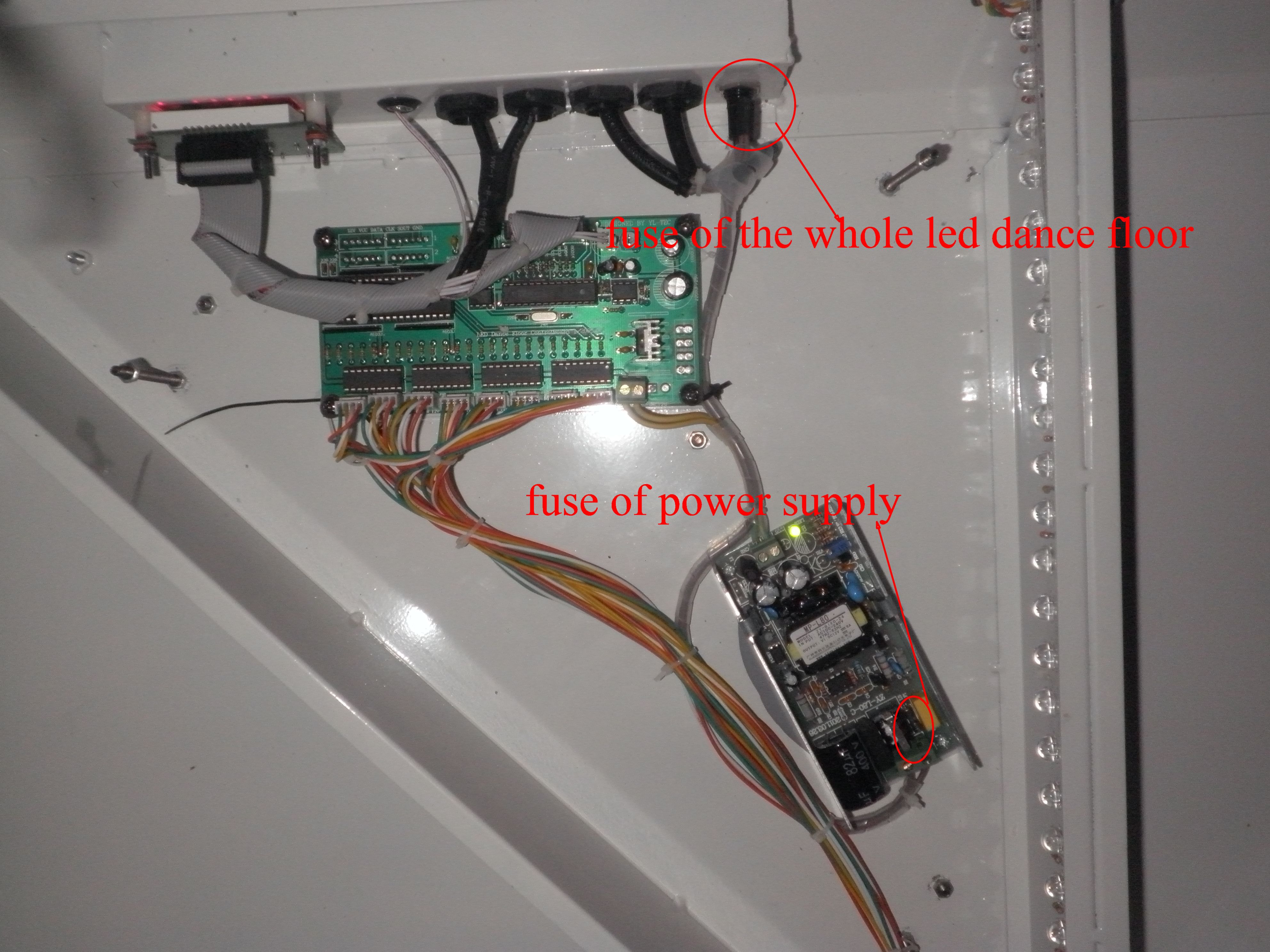 Monoblock Walkway Acrylic 1Mx1M 1 Square Meter LED Dance Floor Light