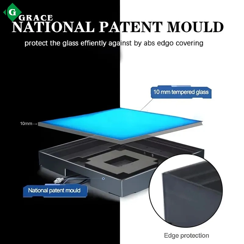 Monoblock Colorful Rainbow LED Dance Floor