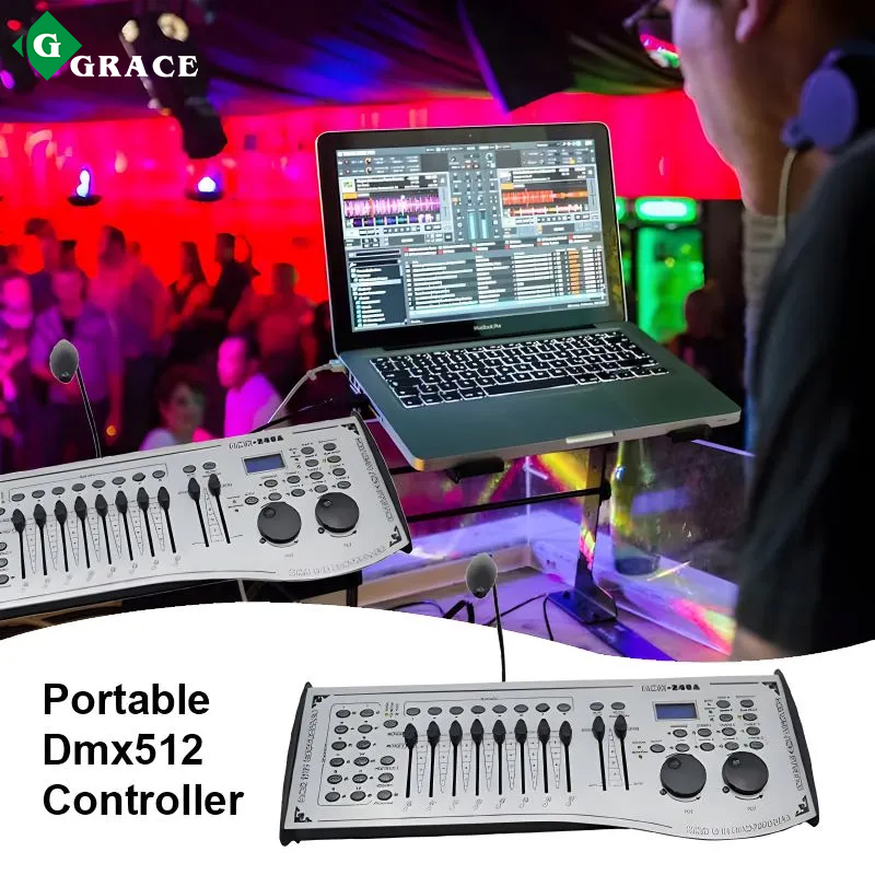 GC-240A Portable stage light console Dmx512 DMX Dj Controller