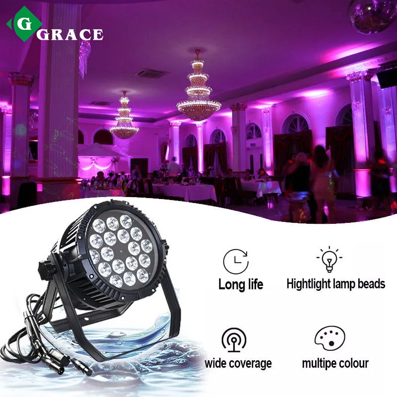 18 led mini flat par light RGBW 4in1 Wedding Lighting