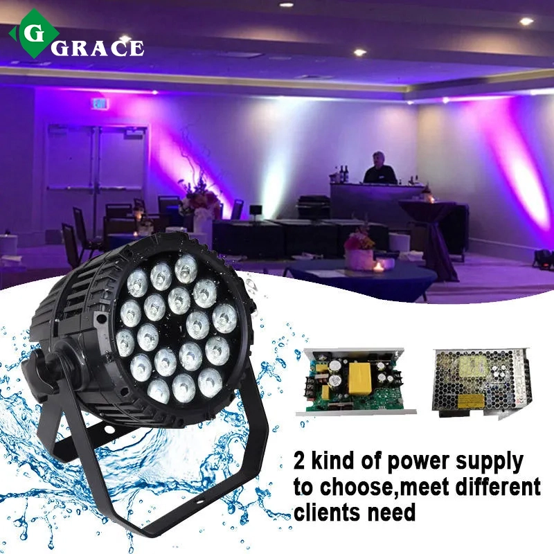 18 led mini flat par light RGBW 4in1 Wedding Lighting