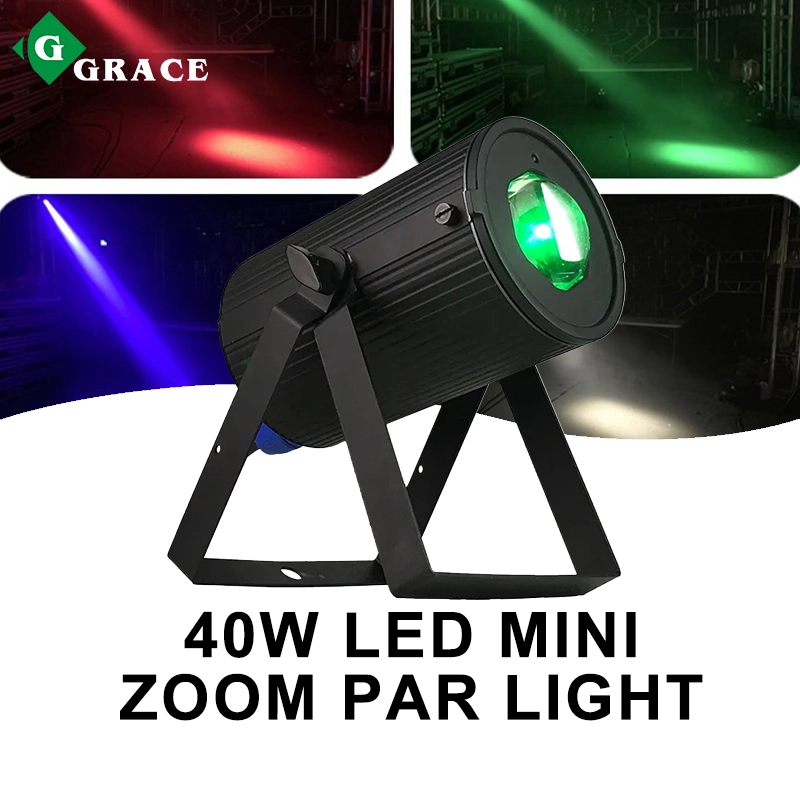 40W led pinspot light RGBW 4in1 remote dmx mini pinspot manual zoom par ...
