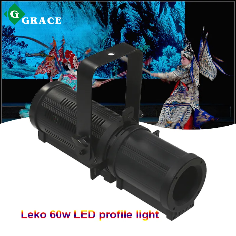 mini leko 60w cool white cool white 2in1 ellipsoidal led profile light ...