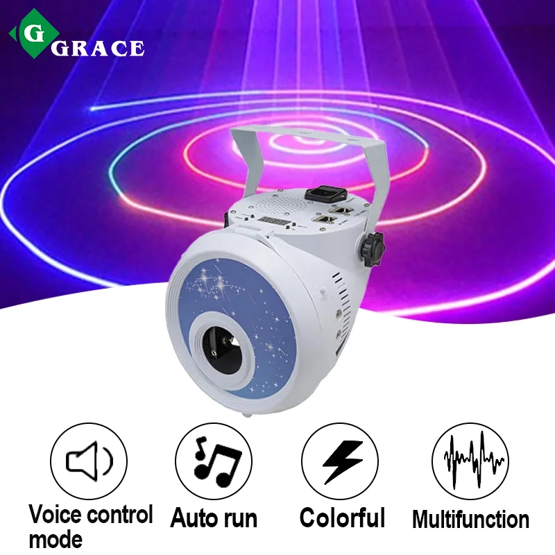 Stage Projector Ceiling Animation Laser Light 1W RGB Laser Light