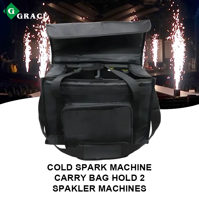 cold spark machine carry bag hold 2 spakler machines