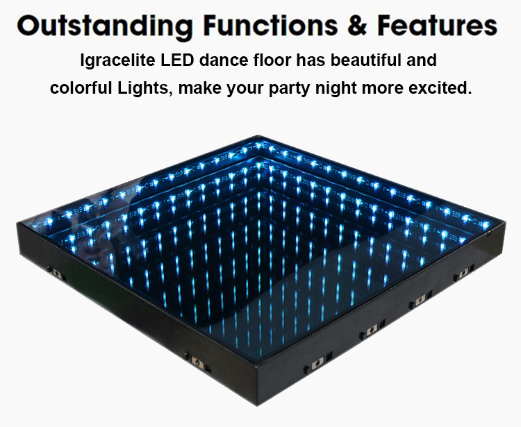 Monoblock Wireless 3D Mirror Magnet LED Dancing Floor