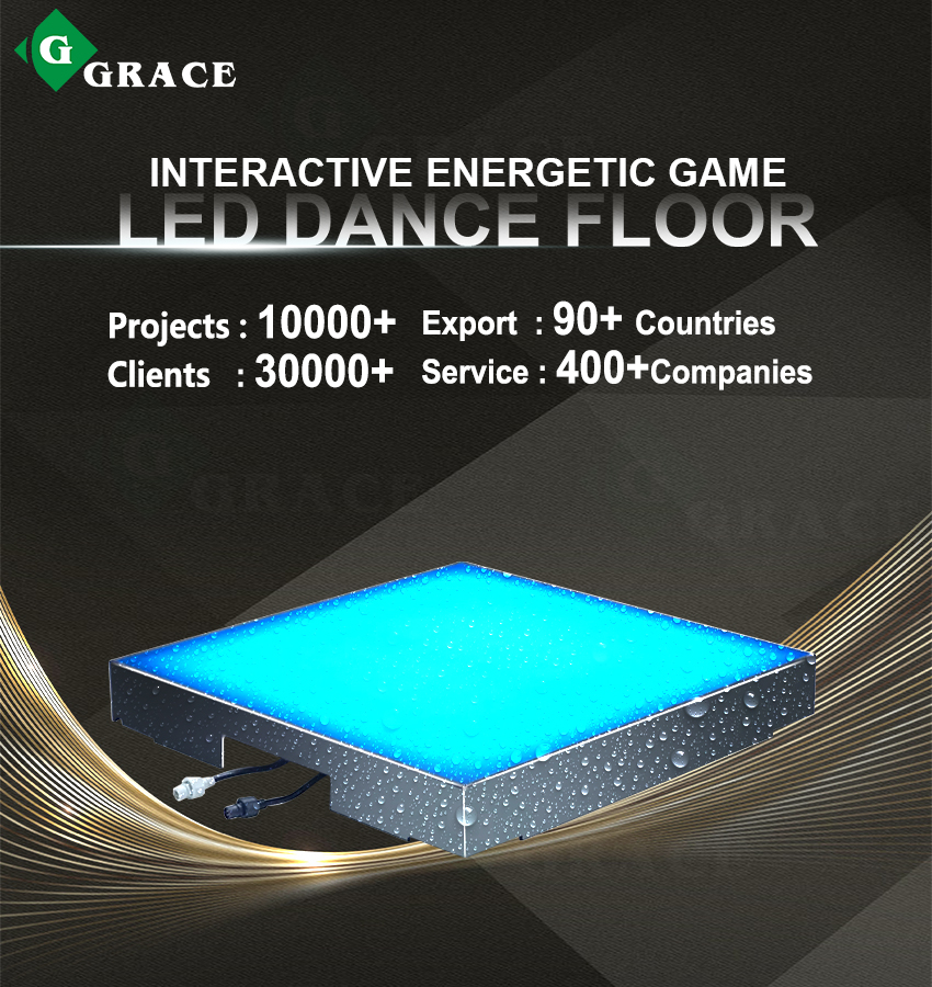 Interactive energetic game led dance floor