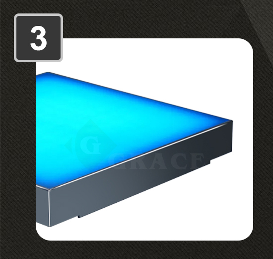 Monoblock Colorful Rainbow LED Dance Floor