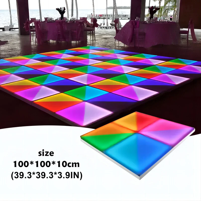 Monoblock Walkway Acrylic 1Mx1M 1 Square Meter LED Dance Floor Light