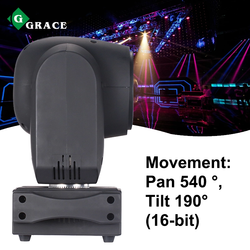 Mini 100W LED Spot+B-EYE Rotating Moving Head Light