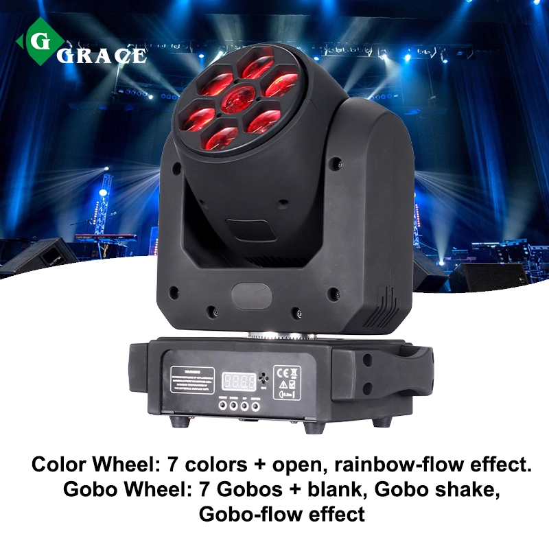 Mini 100W LED Spot+B-EYE Rotating Moving Head Light