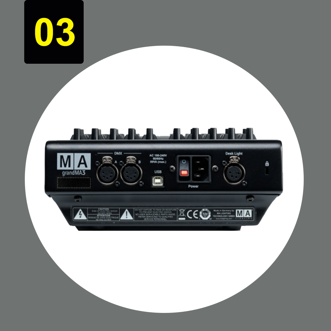 Igracelite MA3 onPC fader wing DMX controller