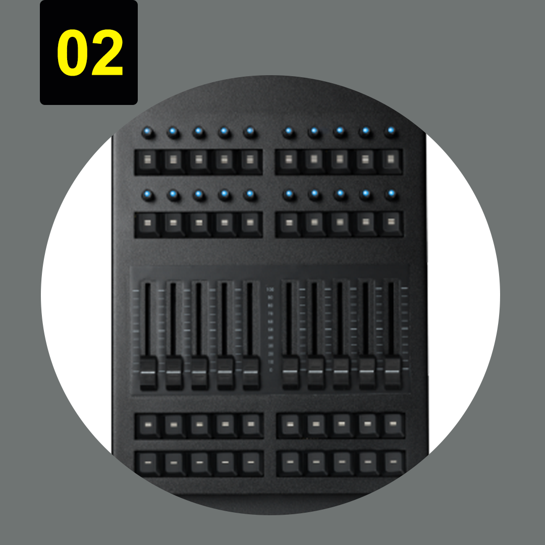 Igracelite MA3 onPC fader wing DMX controller