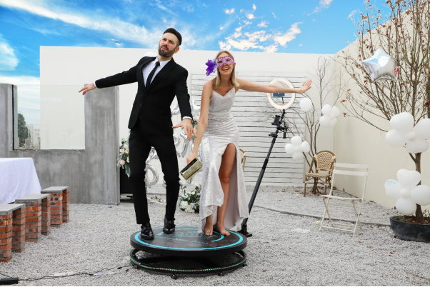 How Can a Party Succeed Using a 360 PhotoBooth and Cold Spark Machine?