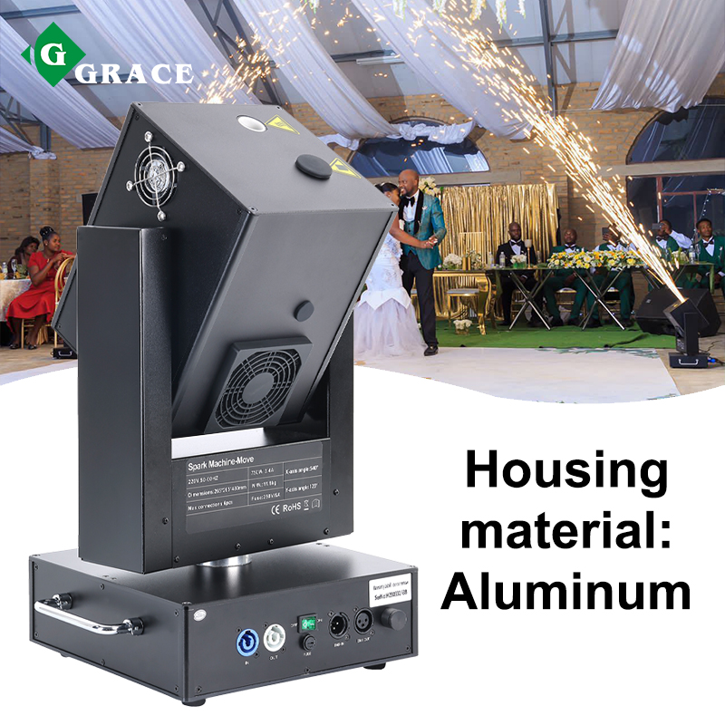 750w moving head sparkler machine