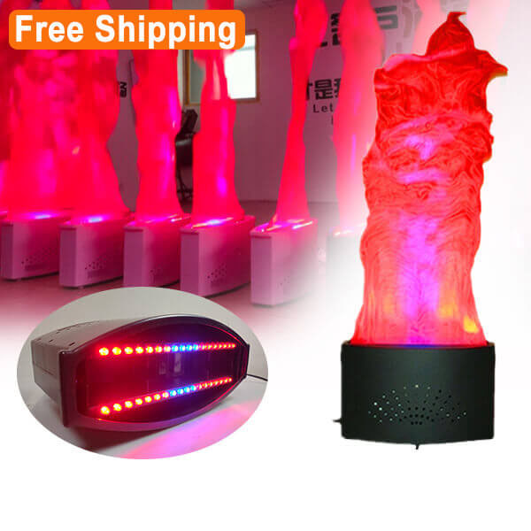 Free Shipping 2 sets led silk fire flame effect light