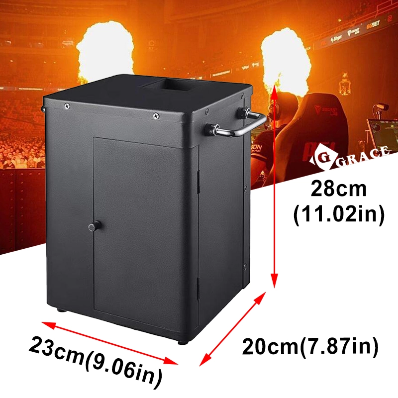 100W DMX Square Real Fire Flame Machine