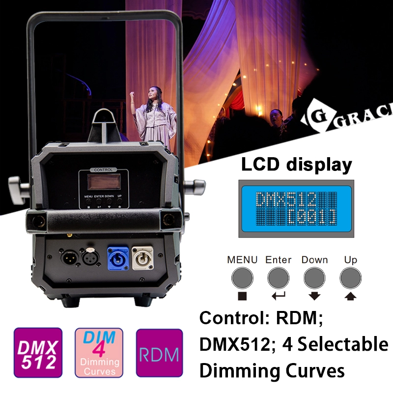 400W 5in1 RGBW LED Prefocus Profile Spotlight
