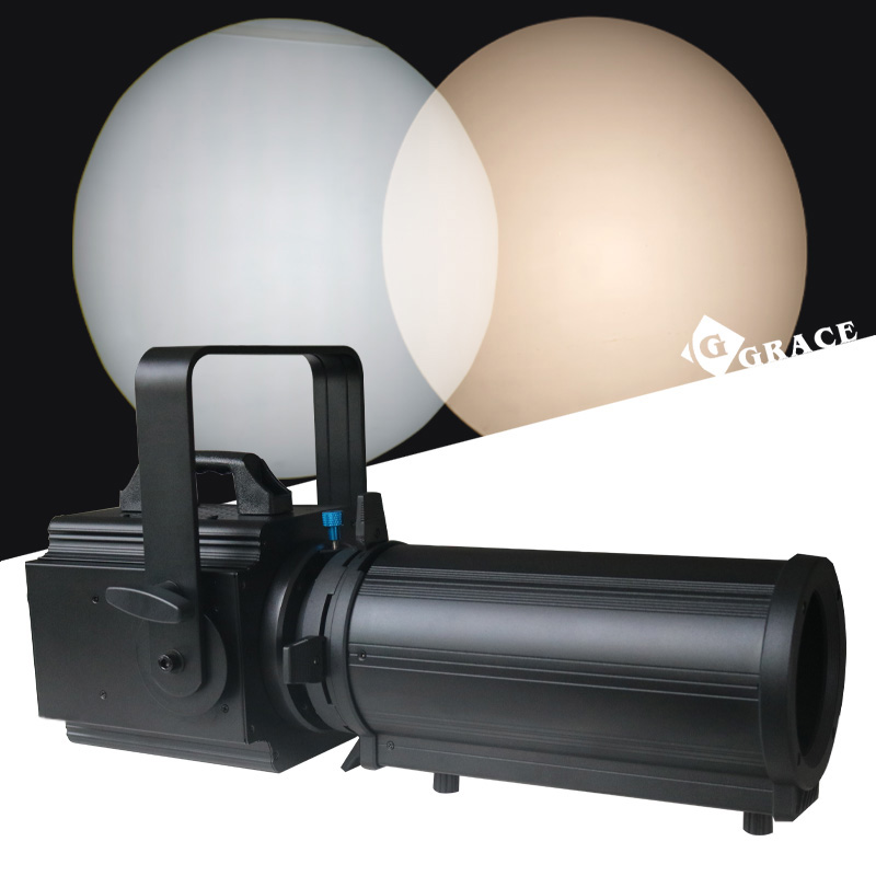 200W White /Warm Amber CCT3200K/5600K CRI>95 Zoom Led Profile Light