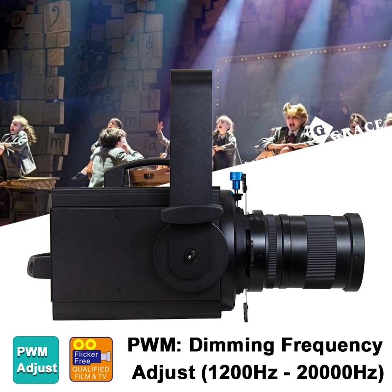 100W LED 4in1 RGBW PWM Zoom Profile Spot Light