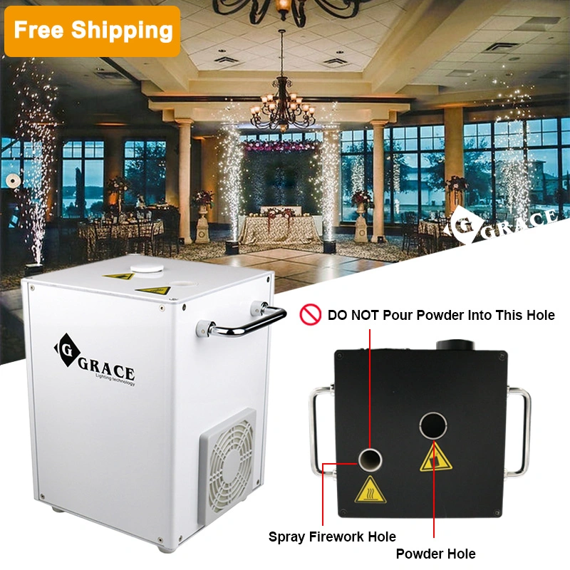 Free Shipping 750W Black Or White Cold Spark Machine