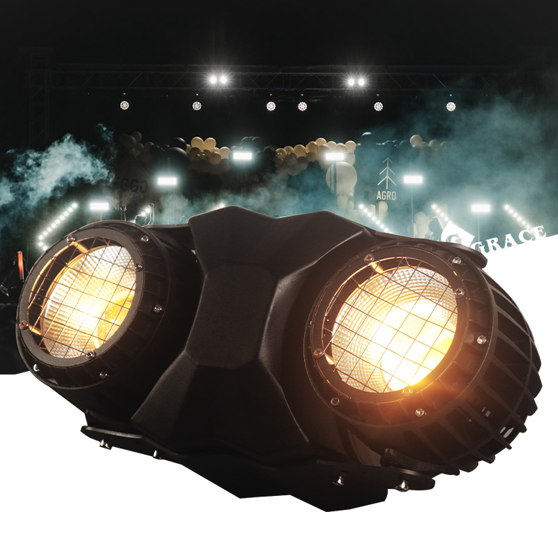 Igracelite Outdoor IP65 200W 2 Eyes COB Blinder COB Stage Light