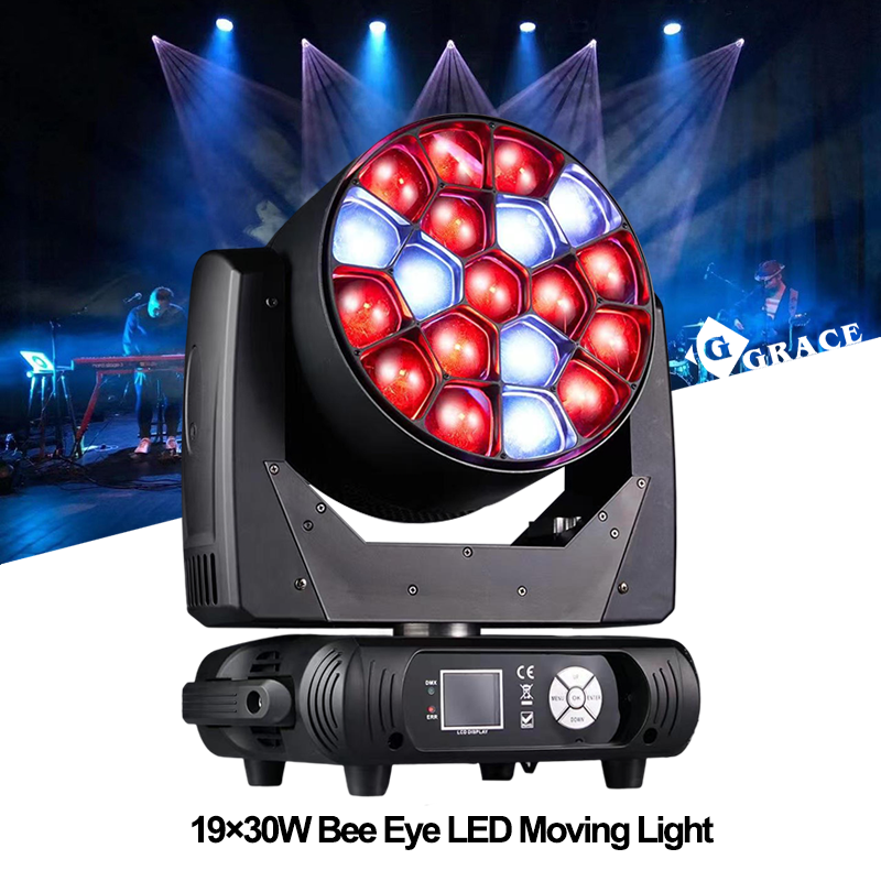 Igracelite 19×30W DMX Control Bee Eye LED Moving Head Light