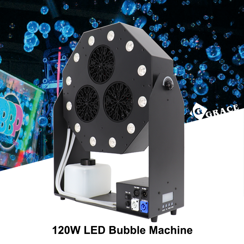 Igracelite 120w Output 3000/s LED Bubble Machine