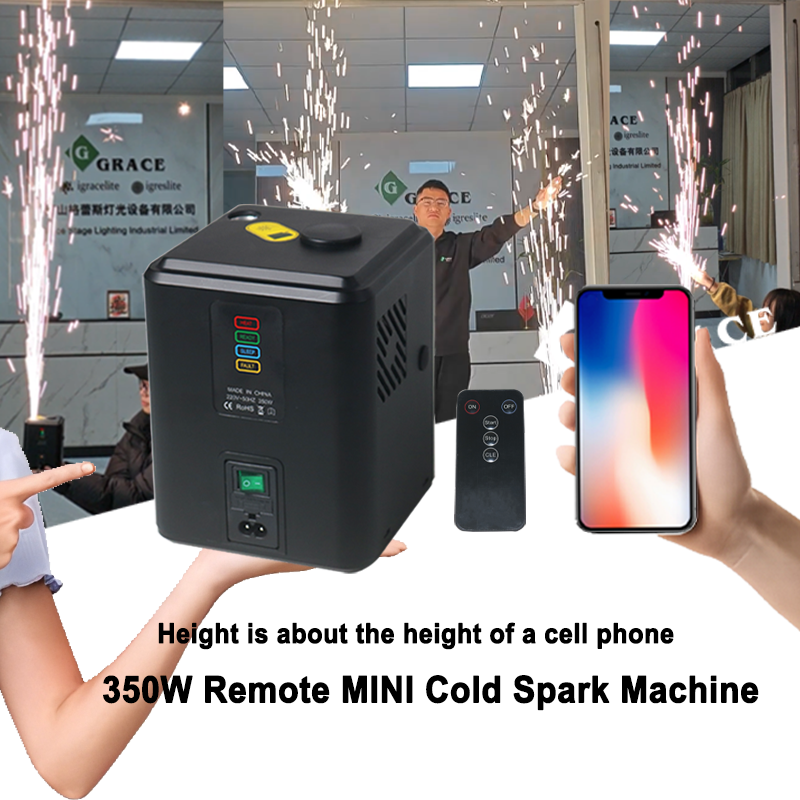 350W Remote MINI Cold Spark Machine