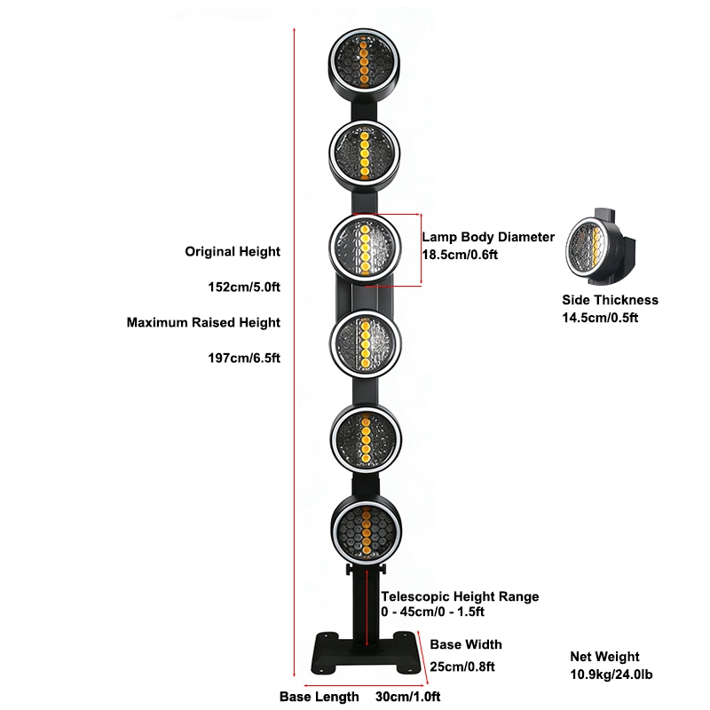 Igracelite Pixel Retro Light - 6 LED RGBW DMX512 Stage Lighting for ...