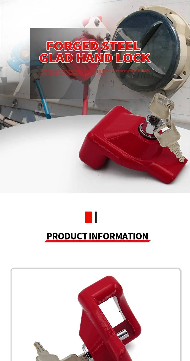 Heavy Duty Forged Steel Air Brake Glad Hand Gladhand Lock For Tractor ...