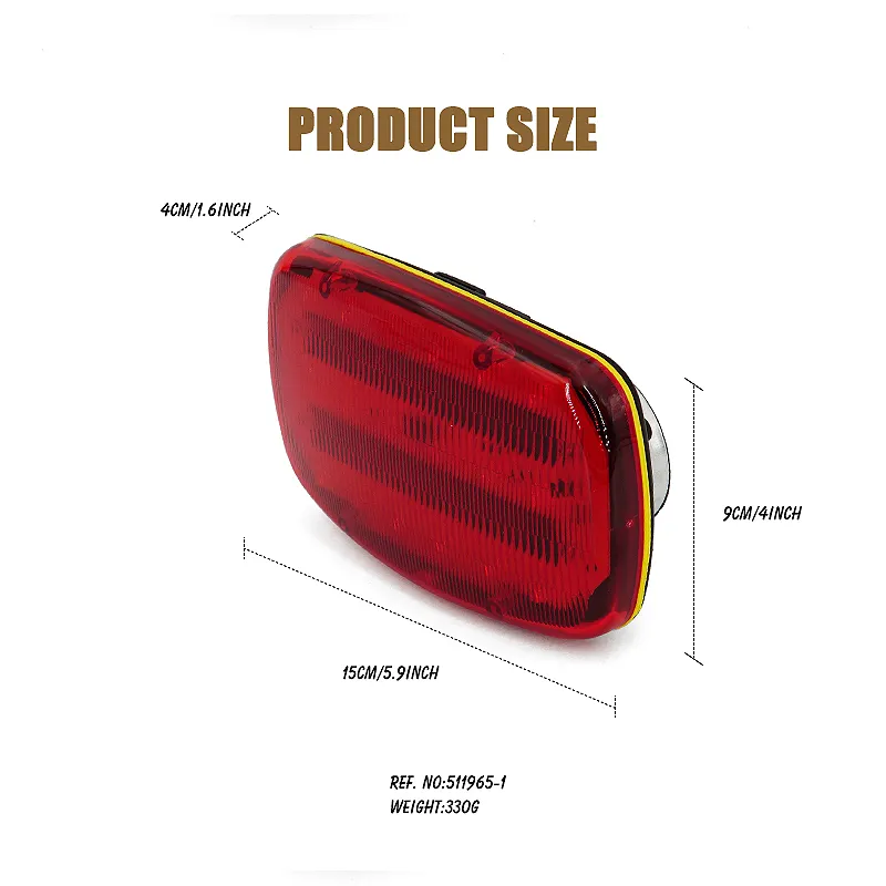 Car Red Warning Light LED Magnetic Emergency Light Safety Flare,Auto ...