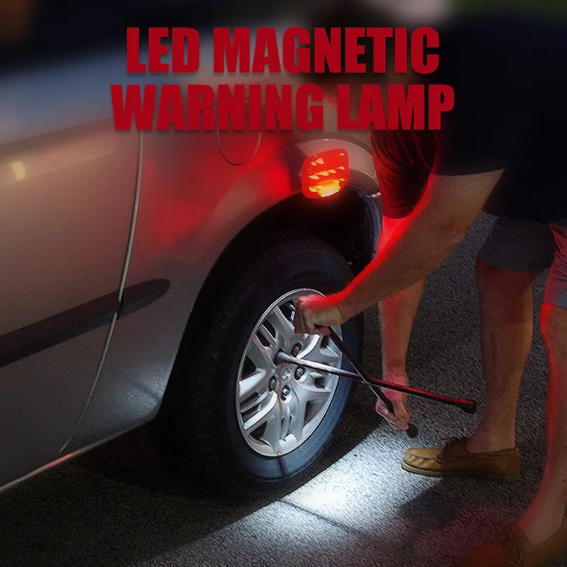 Car Red Warning Light LED Magnetic Emergency Light Safety Flare,Auto ...