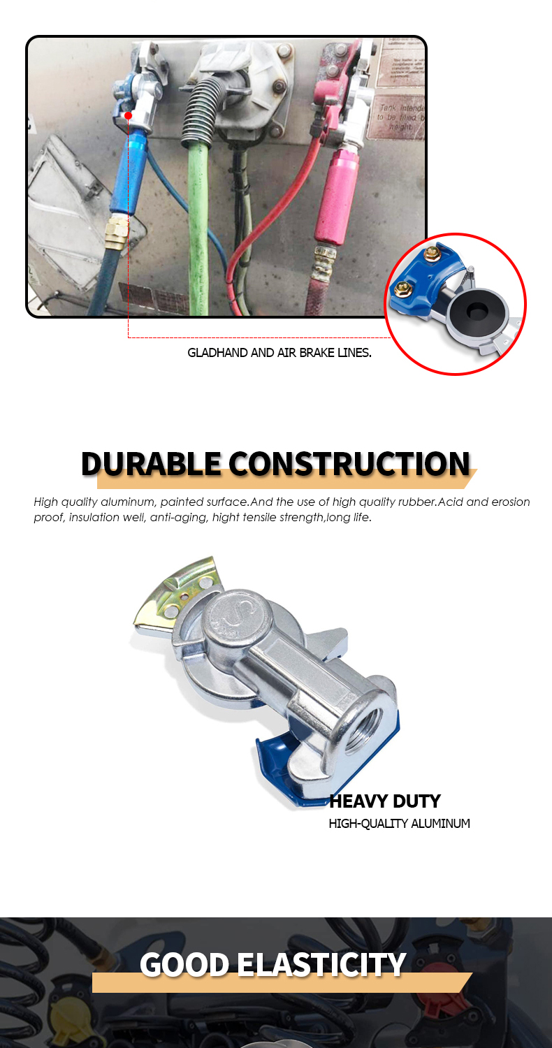 Blue Gladhand service,Heavy Duty Items