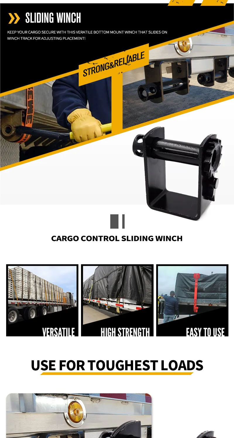 Deep Storable Weld On Winch,Cargo Control Products