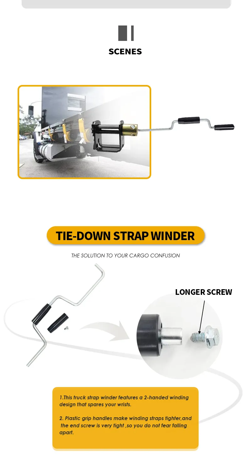 Strap Winder for Flatbed Truck Hand Roller for Winding Winder Winch ...