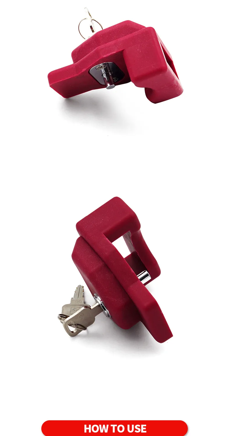Red PP Plastic Air Brake Glad Hand Gladhand Lock For Tractor Trailer ...