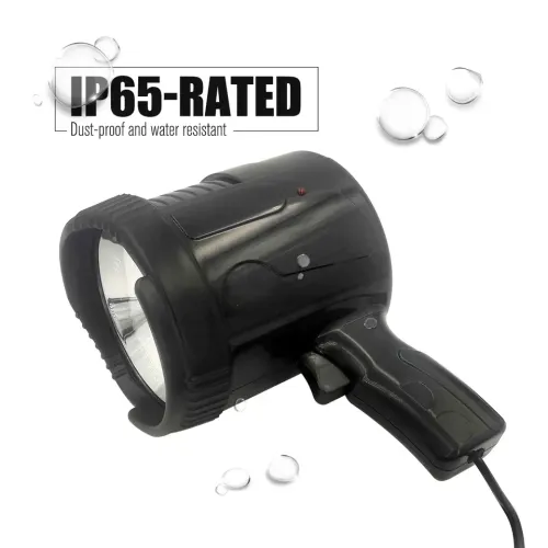 DC 12 Volt Handheld Corded Halogen Spotlight for Boat, Car and Truck ...