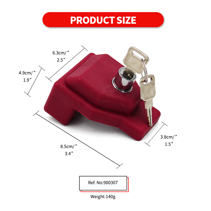 Red PP Plastic Air Brake Glad Hand Gladhand Lock For Tractor Trailer ...