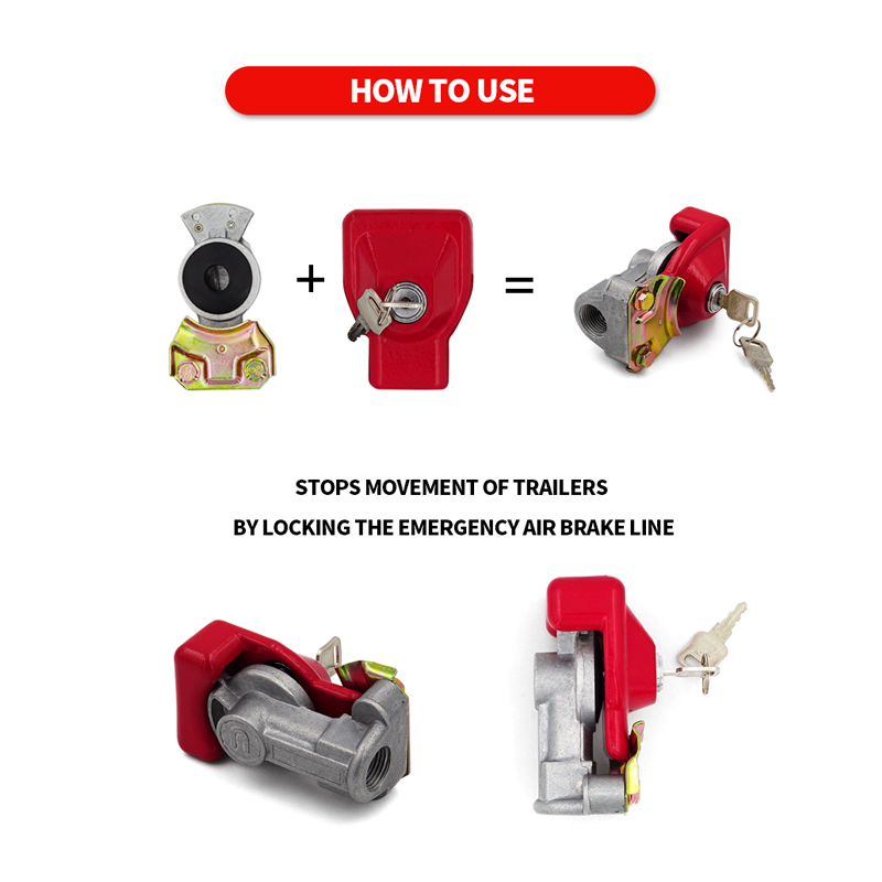 Heavy Duty Forged Steel Air Brake Glad Hand Gladhand Lock For Tractor ...
