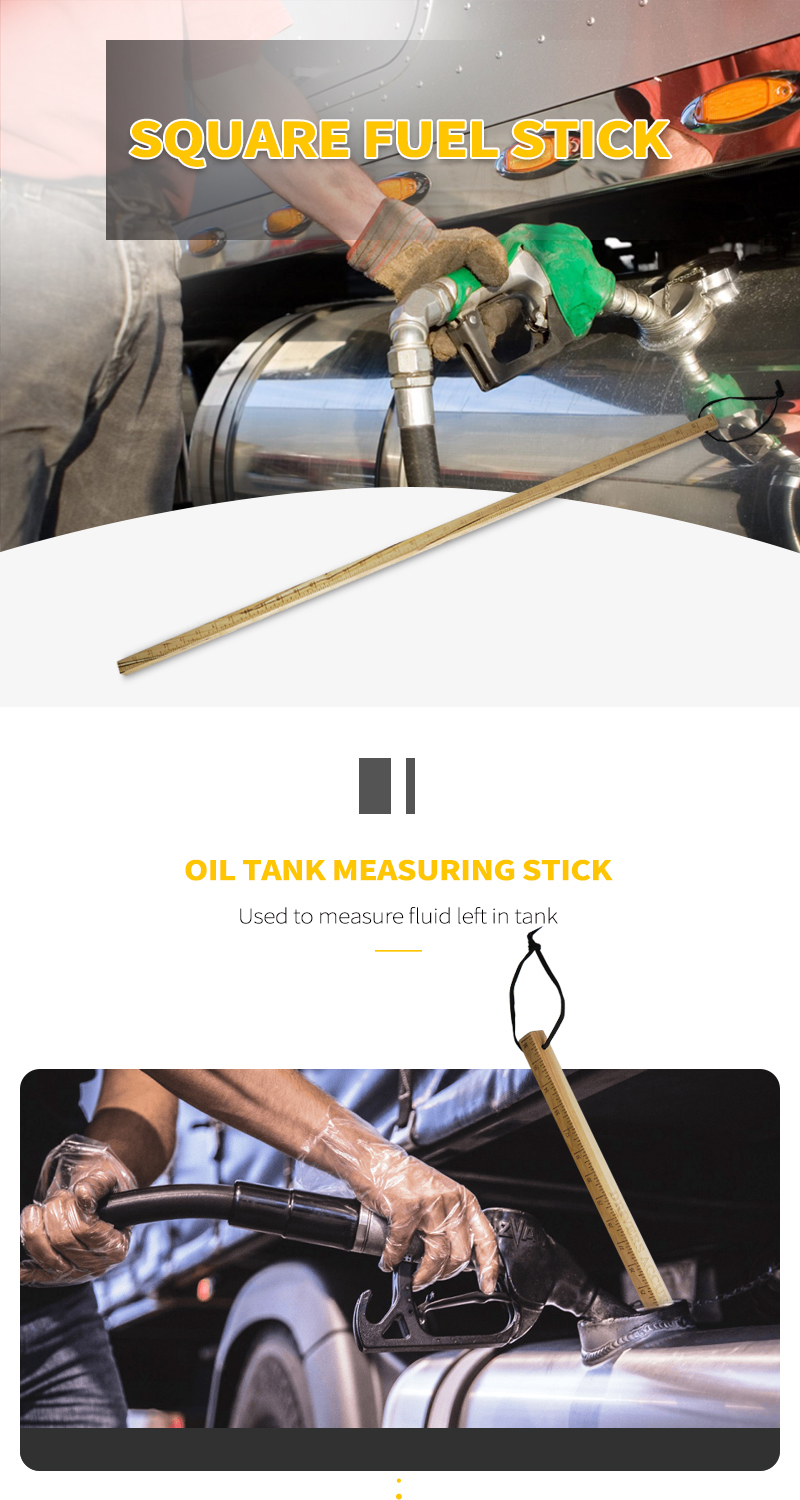 Pine Wood Tank Oil Tank Measuring Stick,Auto Repair Tools