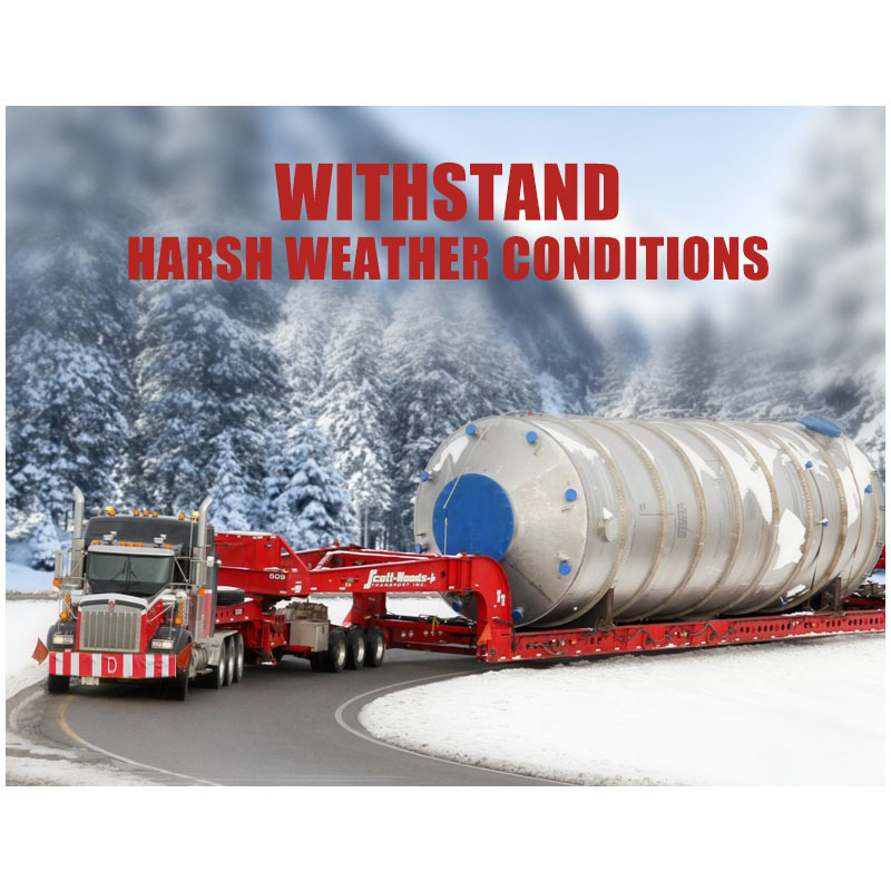 FMCSA 393.87 approved Silk screen print UV print Reflective Canadian "D ...