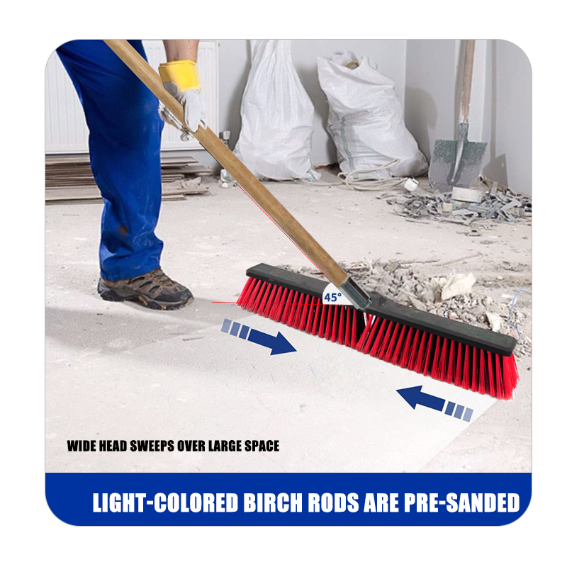 Birch Wood Rod Cleaning Broom Stick for paint broom,Auto Clean & Care ...