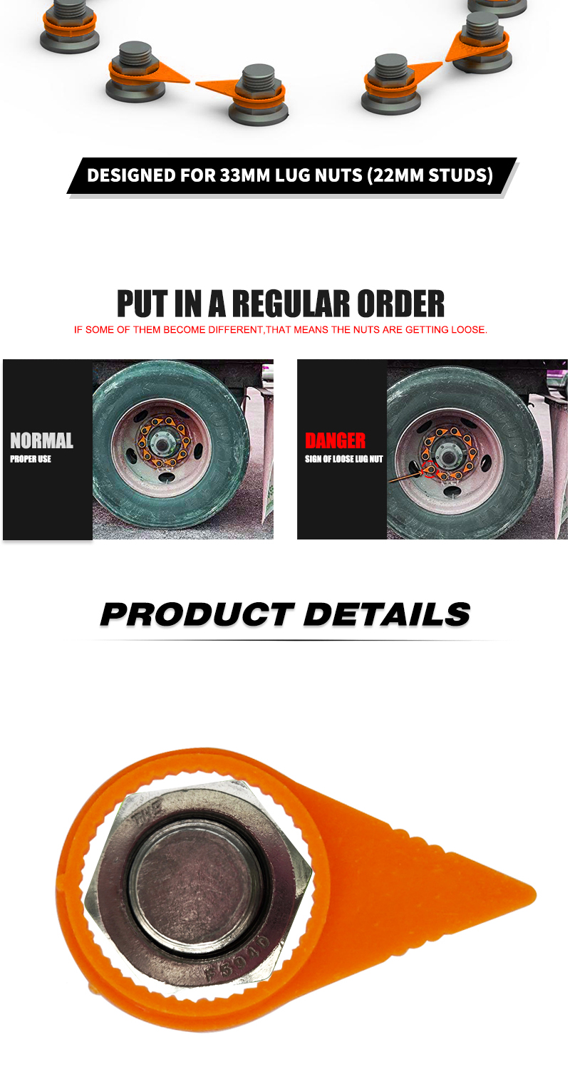 Loose wheel nut check Loose Wheel Nut Indicator,Auto Exterior Accessories