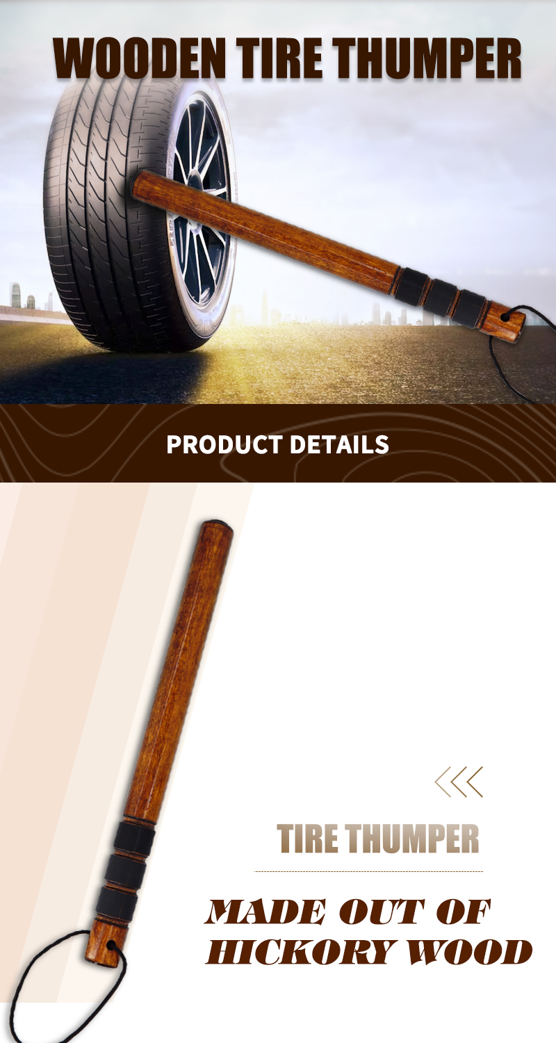 Tire thumper Hickory Tire knocker Tire checker With Grip Tape,Auto ...