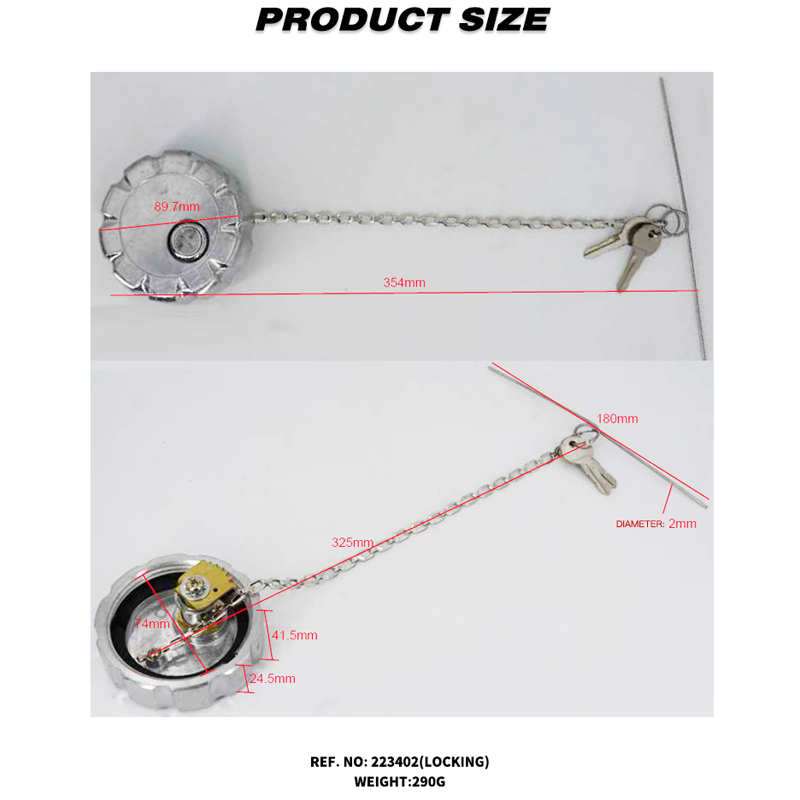 Aluminum Locking Diesel Fuel Cap 3" - 8 NPSL Fuel Tanks Cover ...